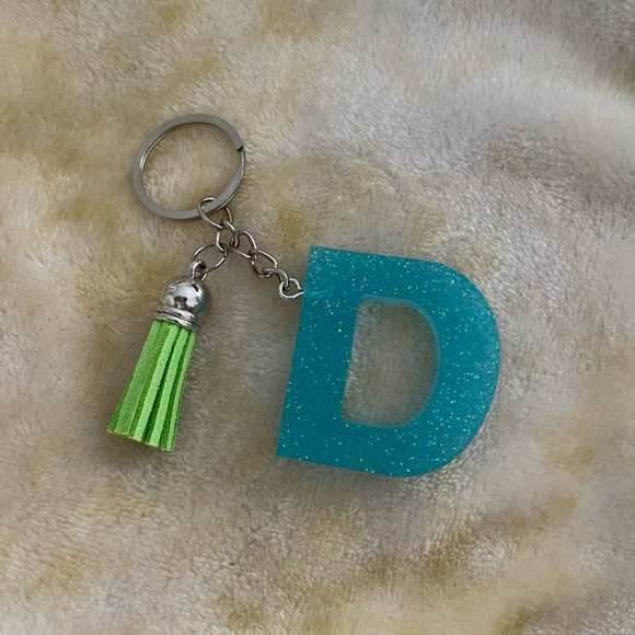 Hand Crafted | Accessories | Handmade Letter D Keychain | Poshmark